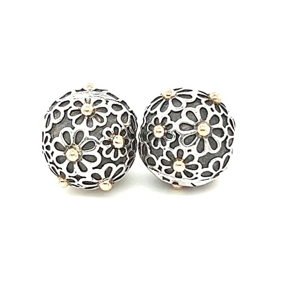 Pandora | Jewelry | 2 Pandora Twotone Daisy Clips | Poshmark